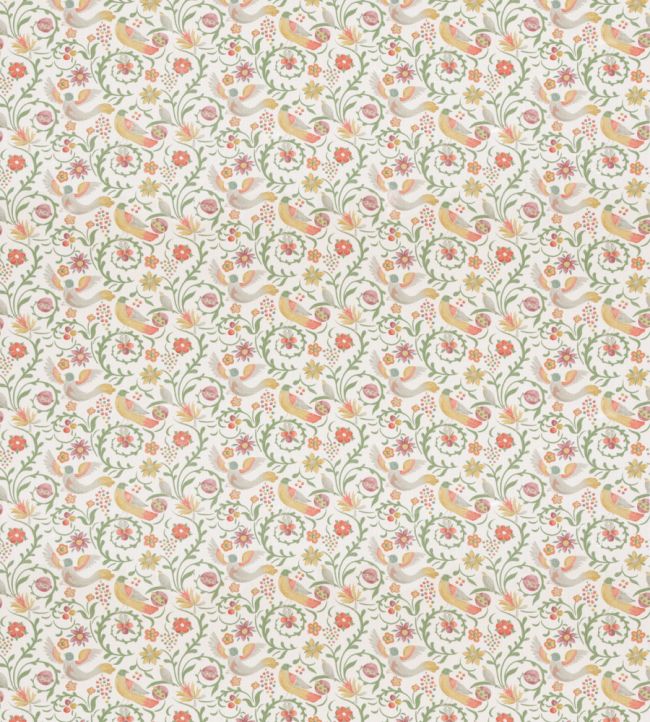 Royal Court Fabric in Red/Green by GP & J Baker | Jane Clayton