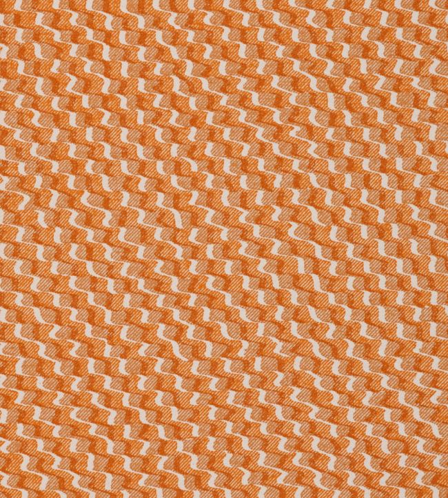 Ruffle Fabric in Orange by Fermoie | Jane Clayton