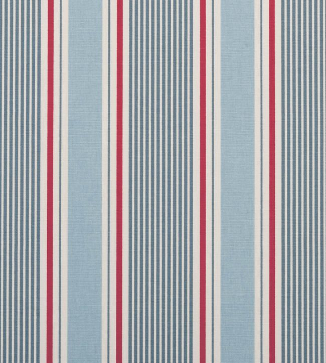 Sail Stripe Fabric in Marine by Studio G | Jane Clayton