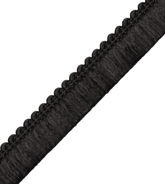 Saisons Brush Fringe Trimmings in Jet by Samuel & Sons | Jane Clayton