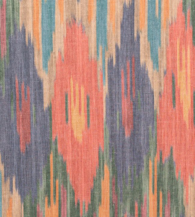 Samarkand Linen Fabric in 03 Jewel Tones by Madeaux | Jane Clayton