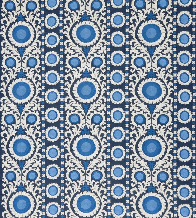 Samrina Fabric in Indigo by Osborne & Little | Jane Clayton