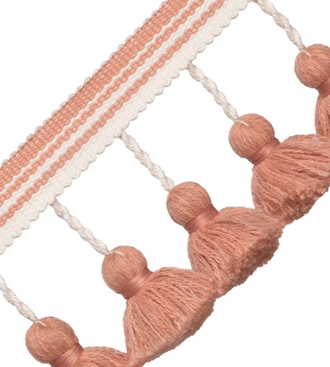 Sorrento Tassel Fringe Trimmings in Blush by Samuel & Sons | Jane Clayton