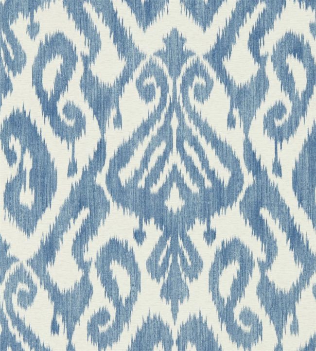 Kasuri Wallpaper by Sanderson in Indigo | Jane Clayton