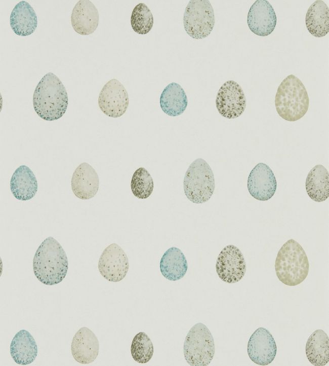Nest Egg Wallpaper by Sanderson in Eggshell/Ivory | Jane Clayton