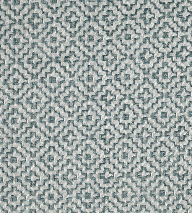 Linden Fabric by Sanderson in Teal | Jane Clayton