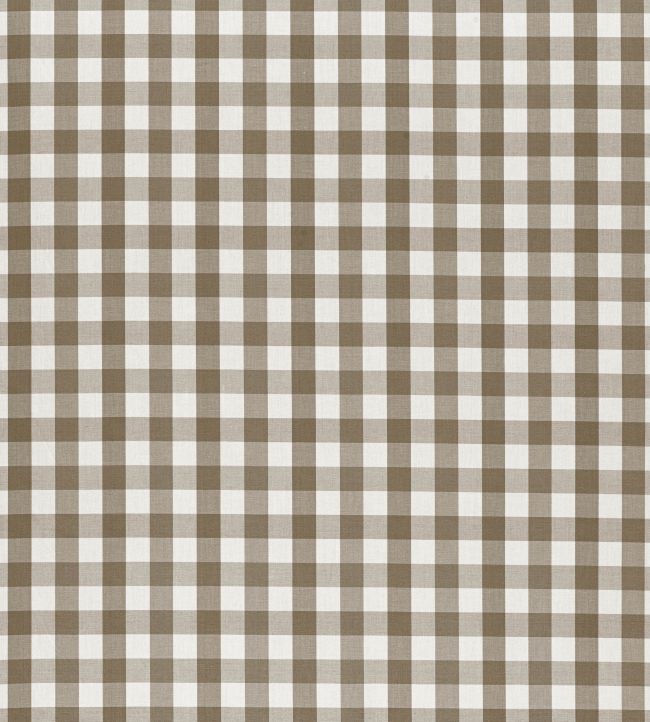 Saybrook Check Fabric in Brown by Anna French | Jane Clayton