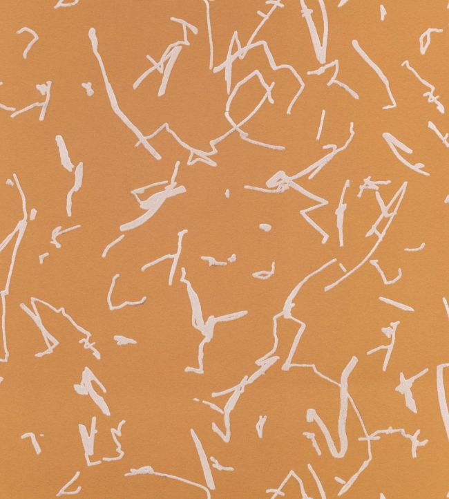 Scribble Wallpaper in Bohemia by Kirkby Design | Jane Clayton