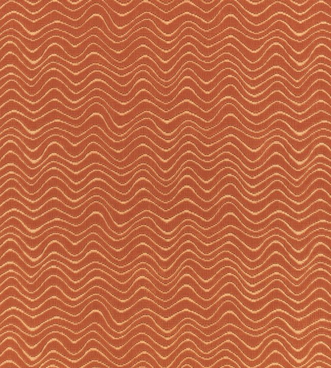 Scroll Fabric in Terracotta by Kirkby Design | Jane Clayton