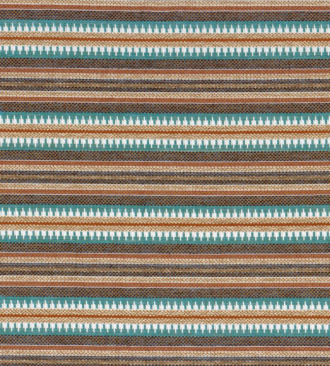 Serapes Fabric in Turquoise Marine by Casamance | Jane Clayton