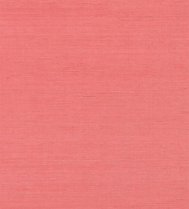 Shang Extra Fine Sisal Wallpaper in Coral by Thibaut | Jane Clayton