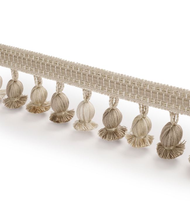Shellberry Onion Tassel Fringe Trimming in Mineral by James Hare | Jane Clayton