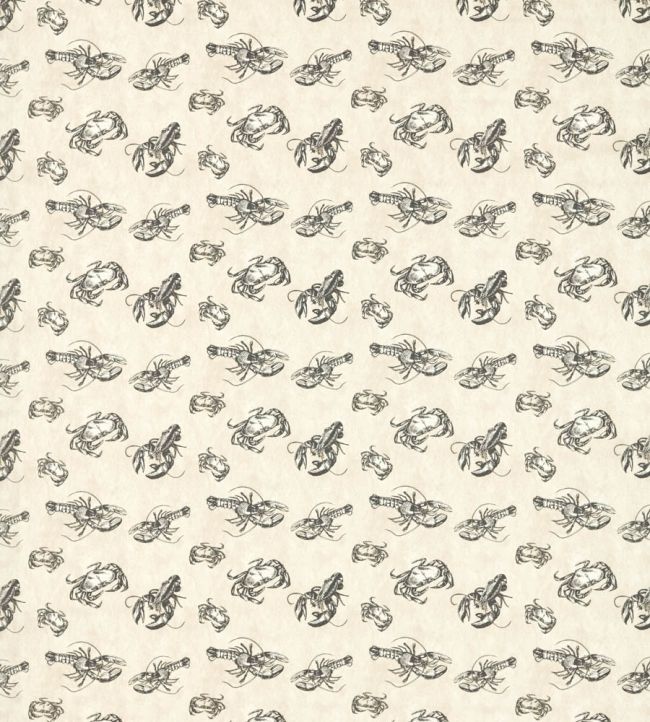 Shellfish Fabric in Charcoal by Studio G | Jane Clayton