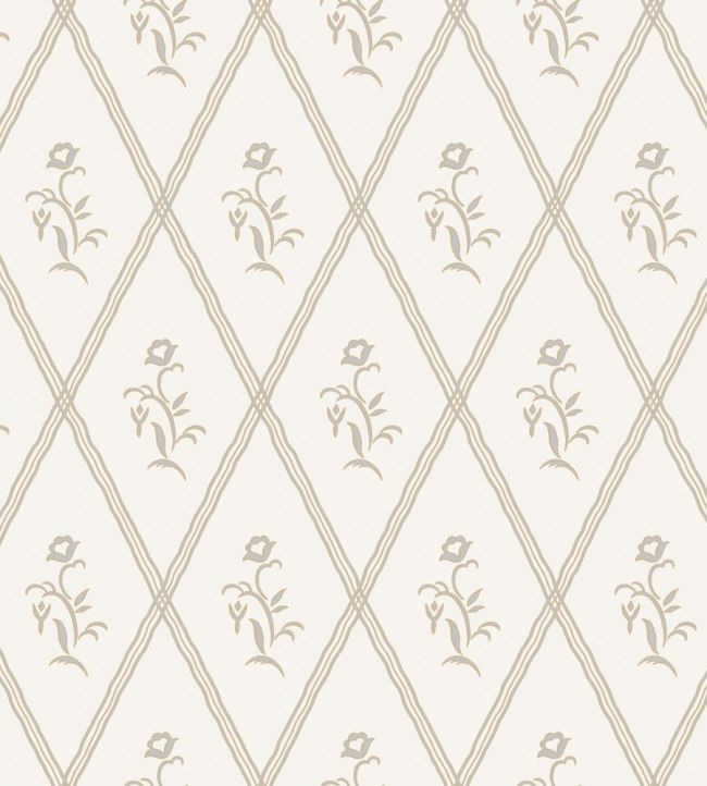 Signe Wallpaper in Beige by Borastapeter | Jane Clayton