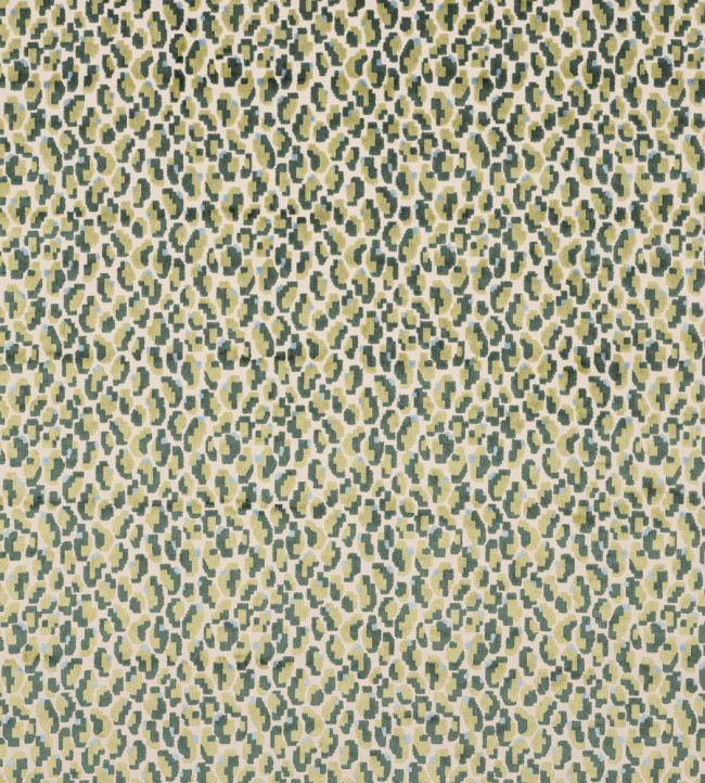 Simbar Fabric in Green by Jane Churchill | Jane Clayton