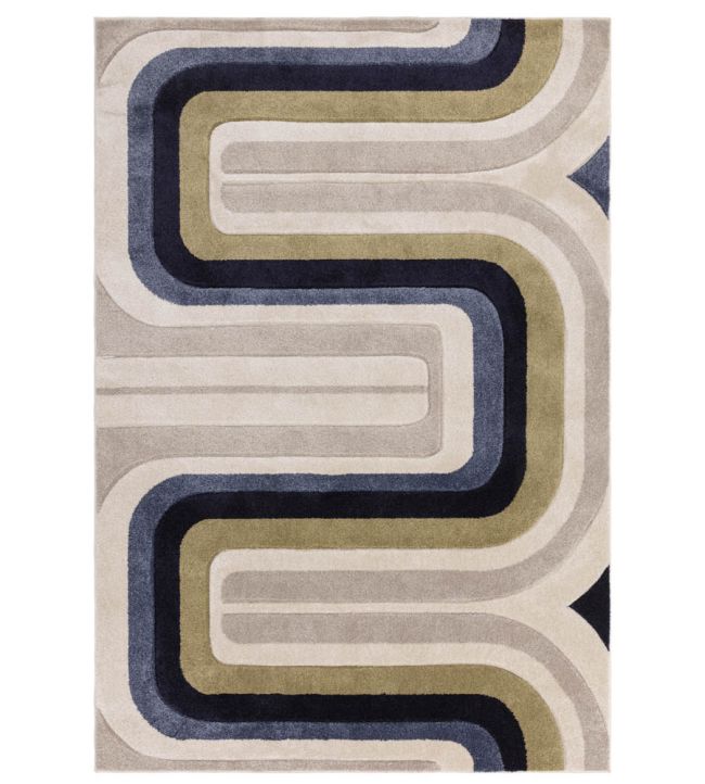 Sketch Contour Rug in Blue SK18 by Asiatic | Jane Clayton