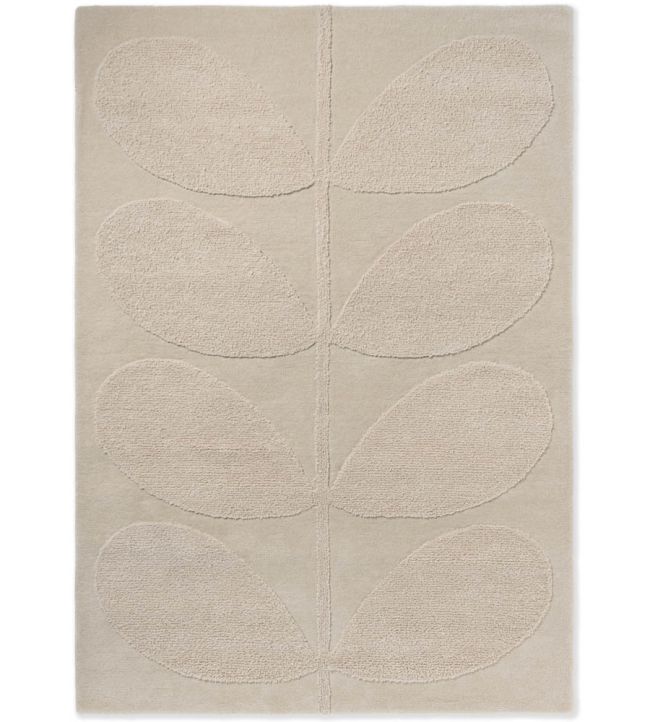 Solid Stem Rug in Ecru by Orla Kiely | Jane Clayton