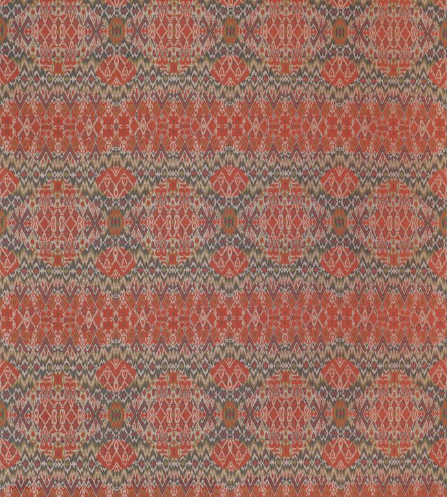Songket Fabric in Persian Red by Jim Thompson | Jane Clayton