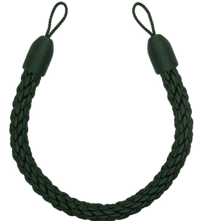 Sophie Cable Holdback Trimmings in Viridian Green by Samuel & Sons ...