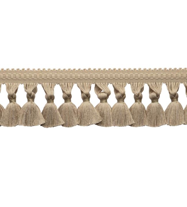 Sophie Tassel Fringe Trimmings in Dove by Samuel & Sons | Jane Clayton