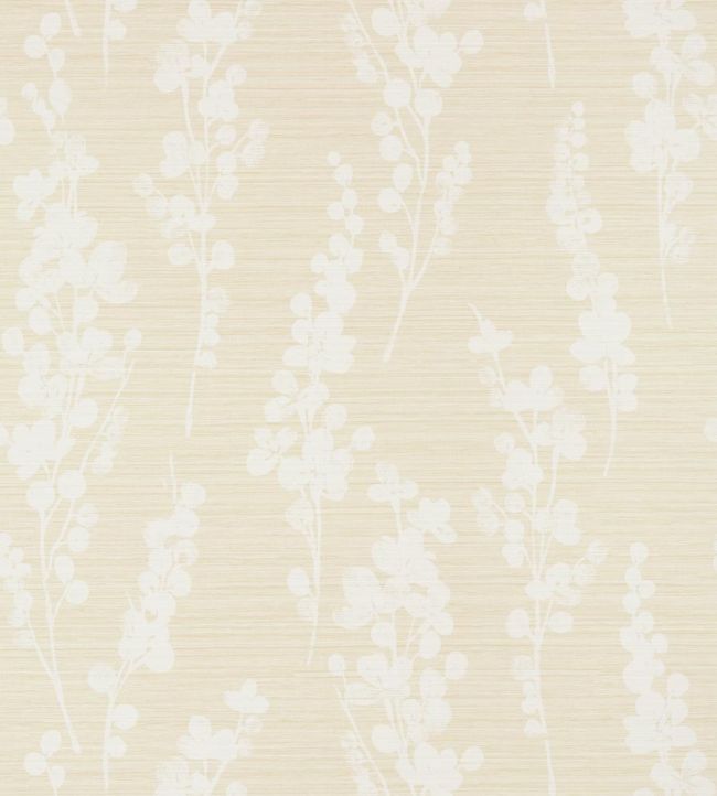 Spring Blooms Wallpaper in Beige by Thibaut | Jane Clayton