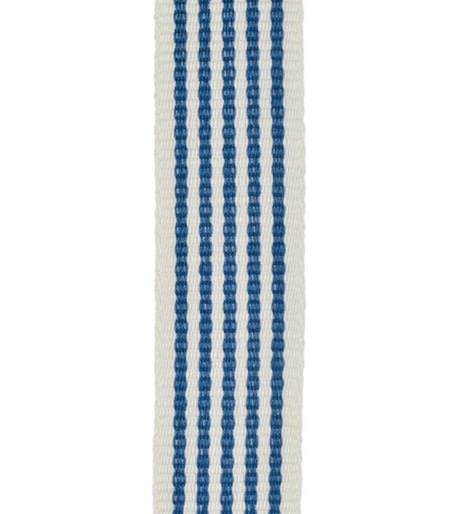 St Ives Stripe Braid Trimmings in Cobalt by Ian Mankin | Jane Clayton