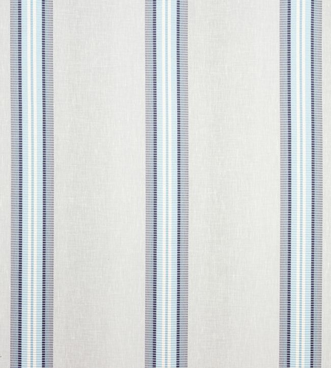 Stanley Stripe Fabric in Powder Blue by Thibaut | Jane Clayton