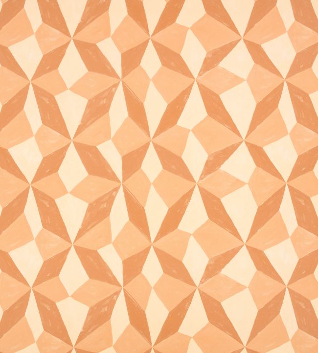 Stars Wallpaper in Pink Apricot by Kirkby Design | Jane Clayton