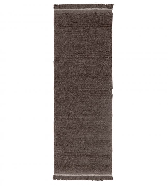 Steppe Runner Rug in Sheep Brown by Lorena Canals | Jane Clayton