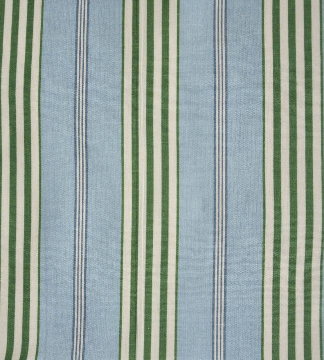 Steyning Fabric in Emerald, Cobalt & Sky by Titley and Marr | Jane Clayton