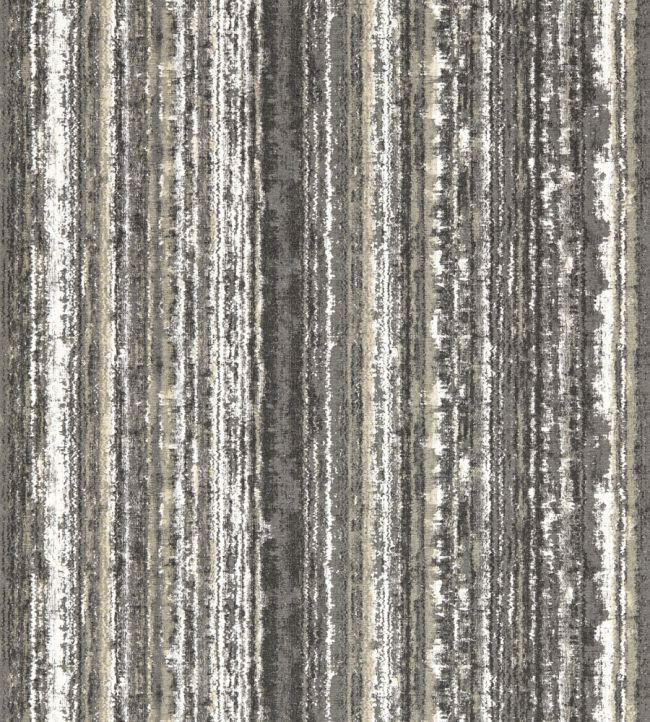 Striatus Wallpaper in Charcoal/Gilver by Clarke & Clarke | Jane Clayton