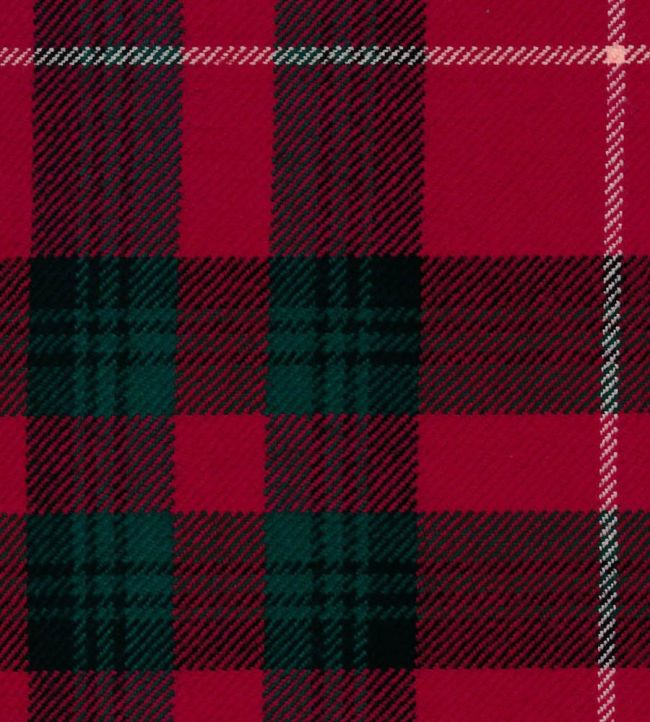 Stuart Of Bute Mod Fabric in Green/Red by The Isle Mill | Jane Clayton