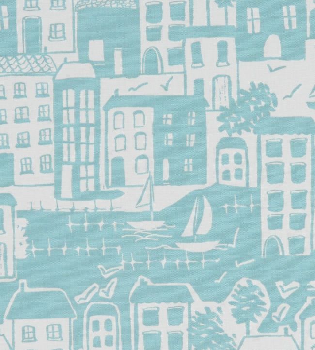 Waterside Fabric by Studio G in Duckegg | Jane Clayton