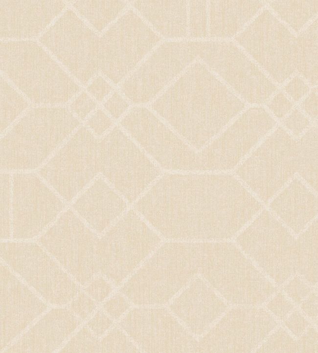 Subtle Geometry Wallpaper in Beige/Sand by Eijffinger | Jane Clayton