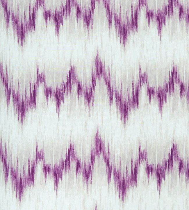 Summit Fabric in Damson/Taupe by Clarke & Clarke | Jane Clayton