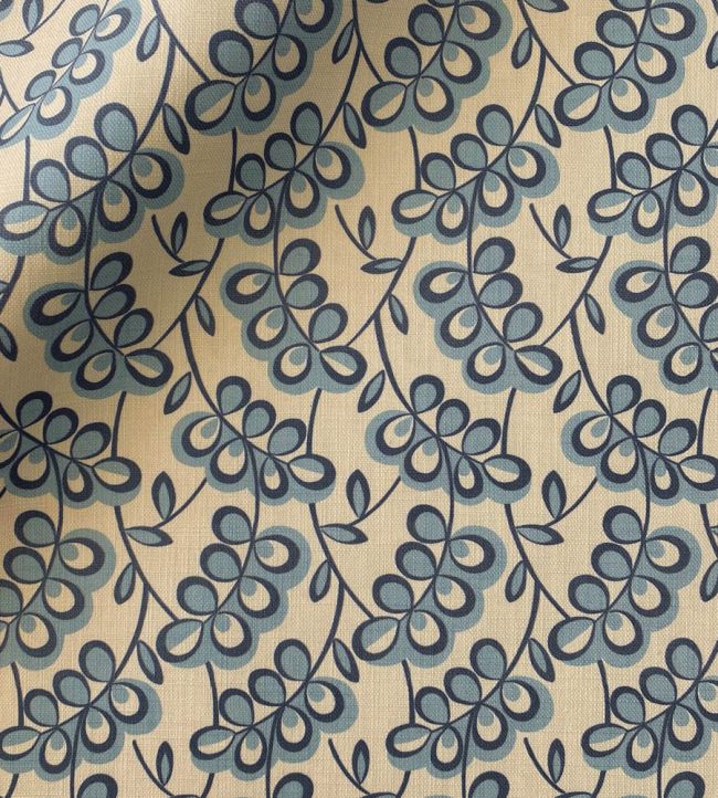Swing Fabric in Cerulean by Ian Sanderson | Jane Clayton