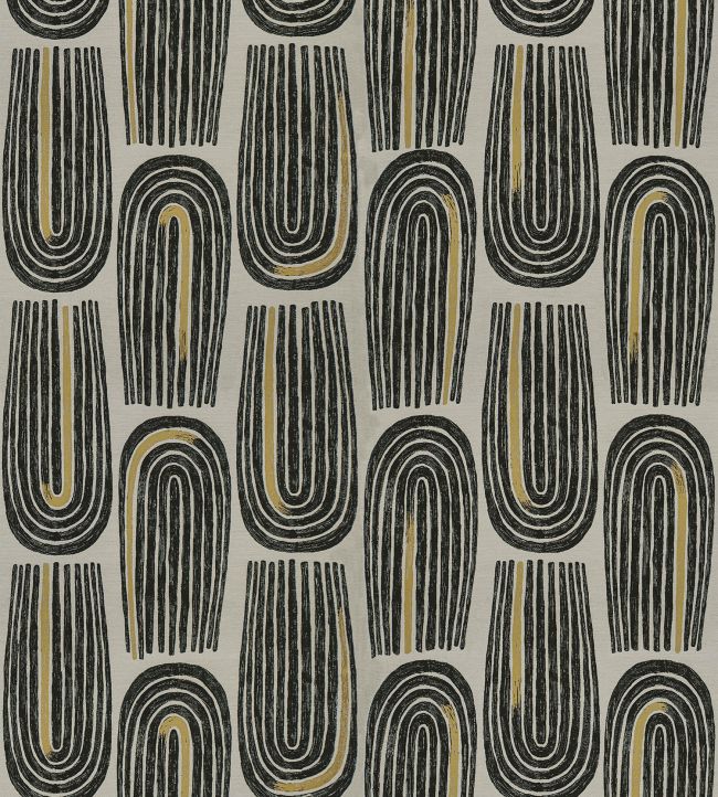 Symbols Fabric in 915 by Zimmer + Rohde | Jane Clayton