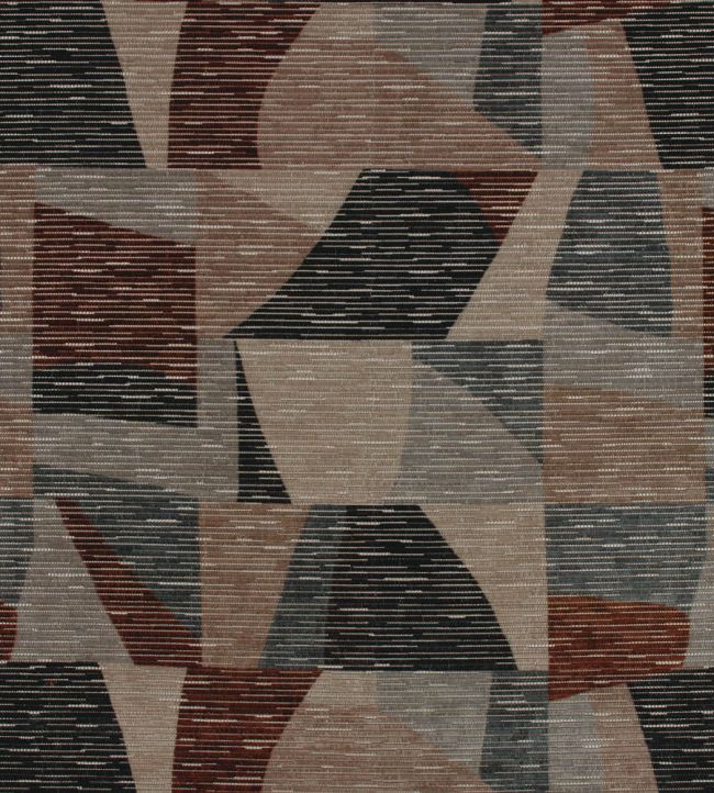 Tabala Velvet Fabric in Syrah by Black Edition | Jane Clayton