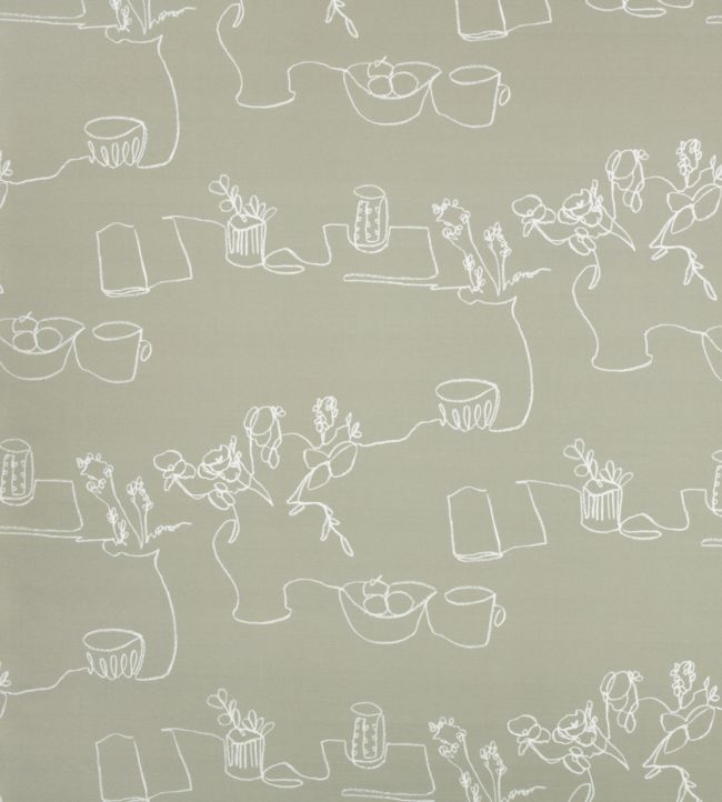 Tabletop Fabric in Lichen by Villa Nova | Jane Clayton