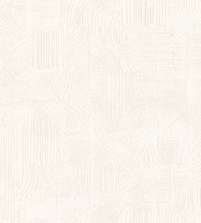 Tamba Wallpaper in Chalk by Arte | Jane Clayton