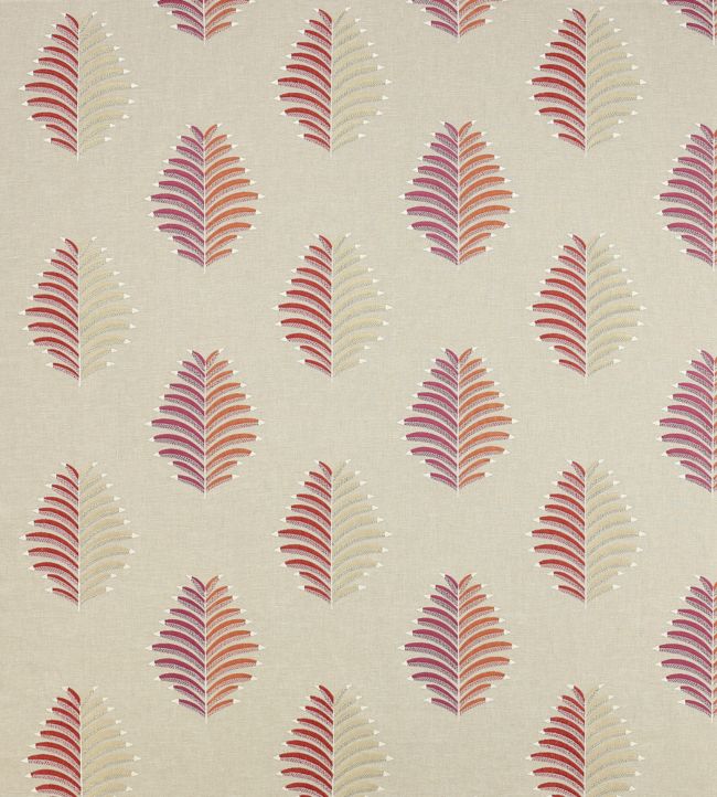 Tambour Fabric in Red by Jane Churchill | Jane Clayton