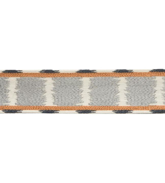 Taos Embroidered Border Trimmings in Horizon by Samuel & Sons | Jane ...