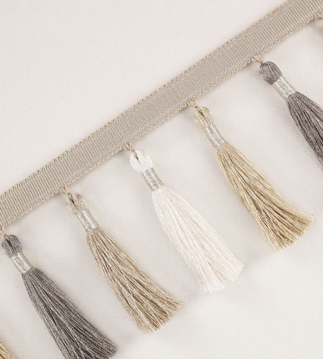 Tassel Fringe Trimmings in Gris by Temperley London for Romo | Jane Clayton