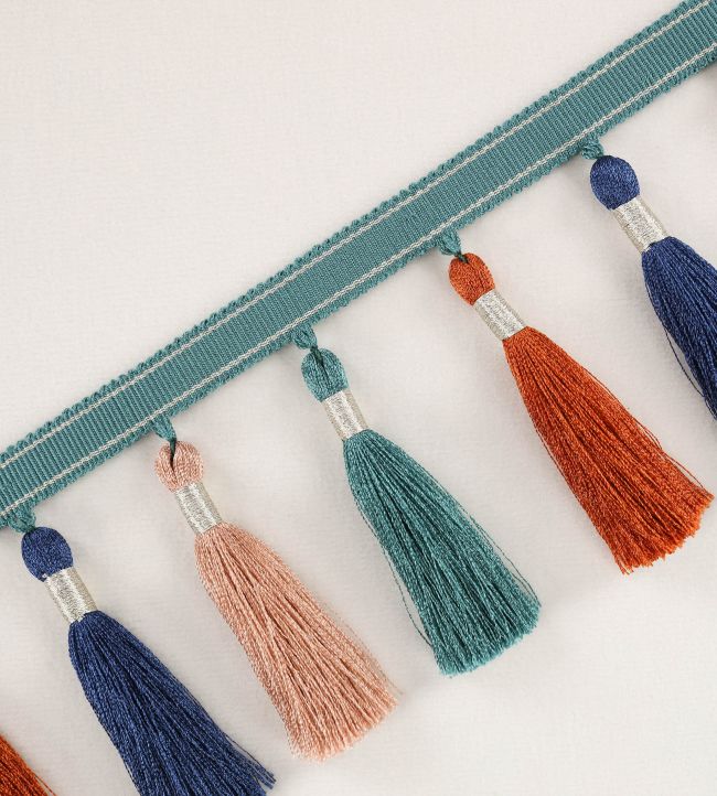 Tassel Fringe Trimmings in Paradise by Temperley London for Romo | Jane Clayton