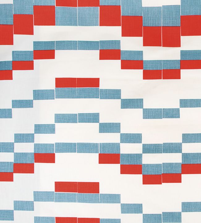 Temple Fabric in Berry by Anni Albers for Christopher Farr Cloth | Jane ...