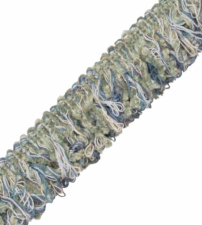 Terrace Chenille Loop Fringe Trimmings in Surf by Samuel & Sons | Jane ...