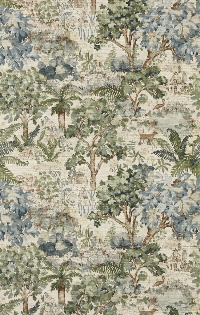 The Stumpery Wallpaper in Fern by Sanderson | Jane Clayton