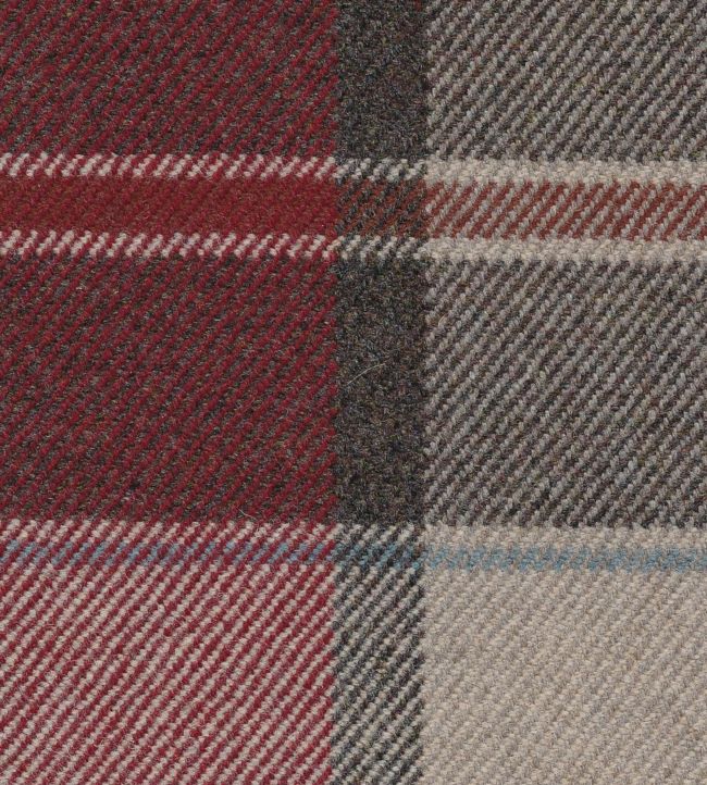 Callanish Plaid Fabric by The Isle Mill in Mole | Jane Clayton