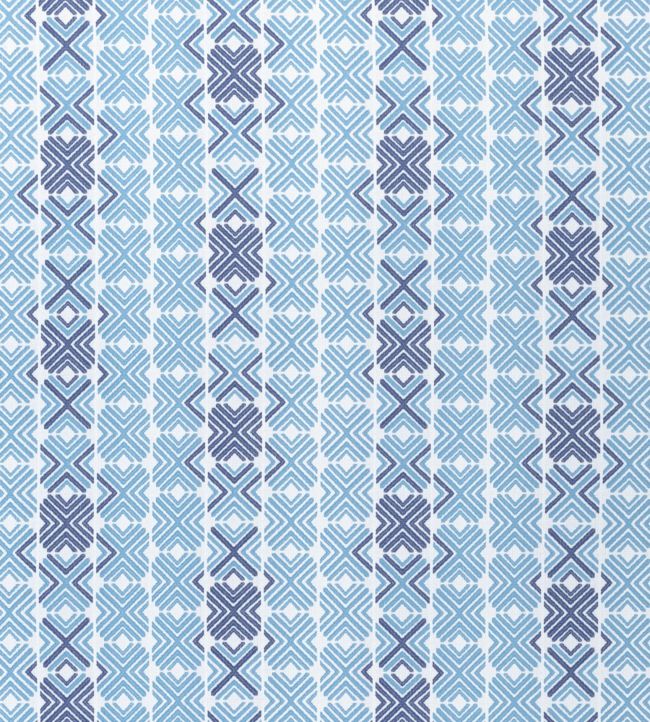 Jinx Fabric by Thibaut in Sky and Royal Blue | Jane Clayton