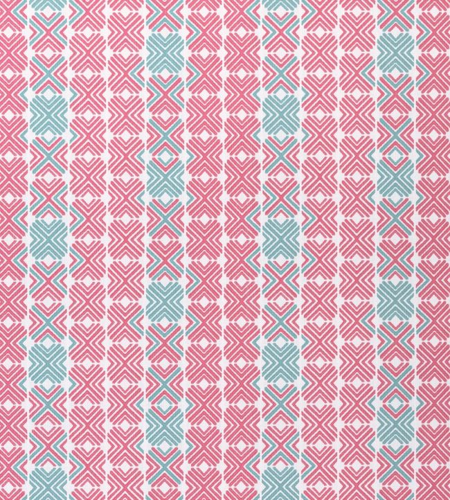 Jinx Fabric by Thibaut in Peony and Pool | Jane Clayton